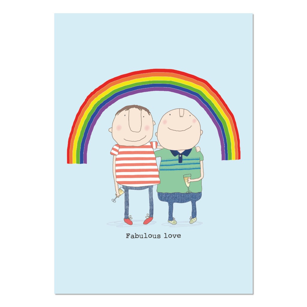 Fabulous Boy Love Art Print - LGBTQ+ Art - Rosie Made A Thing