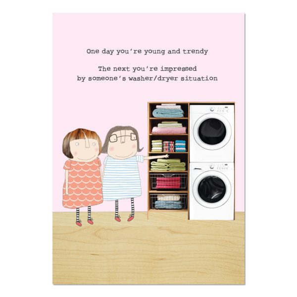 Washer Dryer Art Print - Funny Friendship Art - Rosie Made A Thing