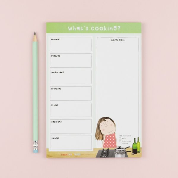 What's Cooking - Meal Planner Pad - Rosie Made A Thing