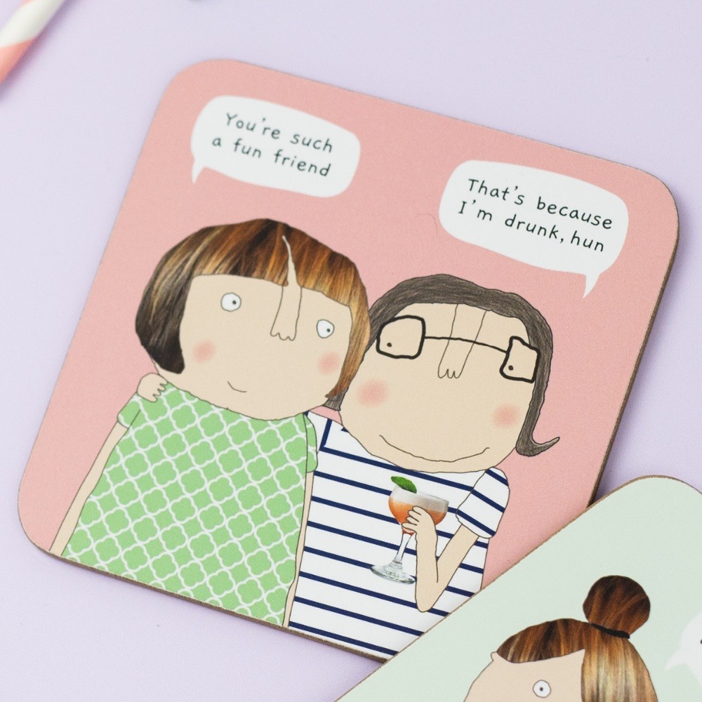 Funny Coaster | Fun Friend Coaster | Rosie Made A Thing