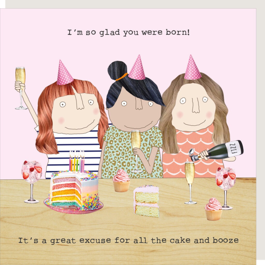 Born Birthday Card - Rosie Made A Thing