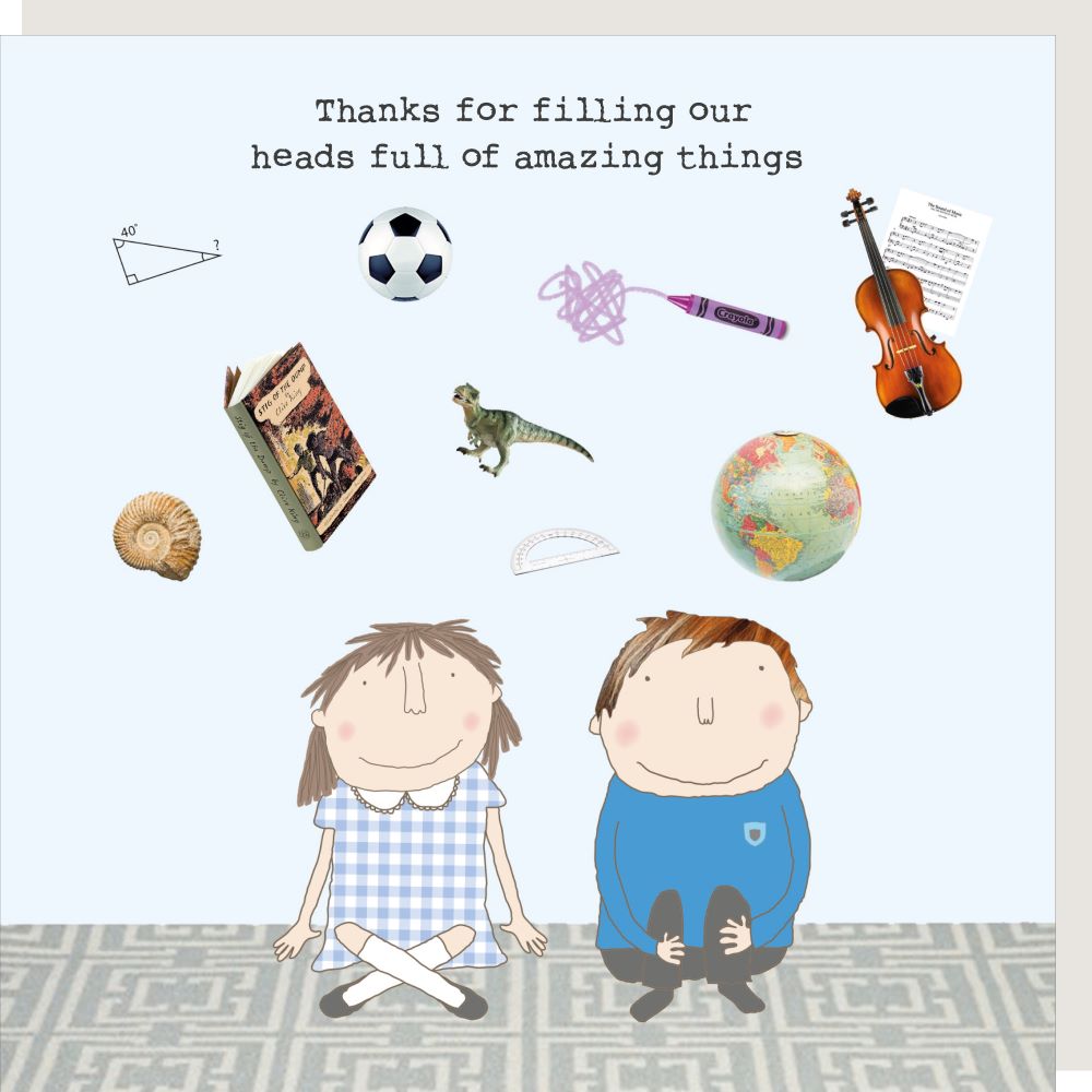 Amazing Things Thank You Teacher Card | Rosie Made A Thing