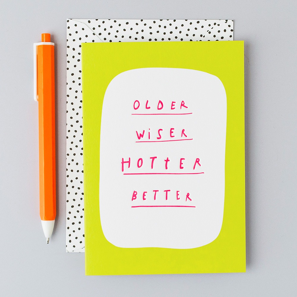 Hotter Birthday Card - Rosie Made A Thing