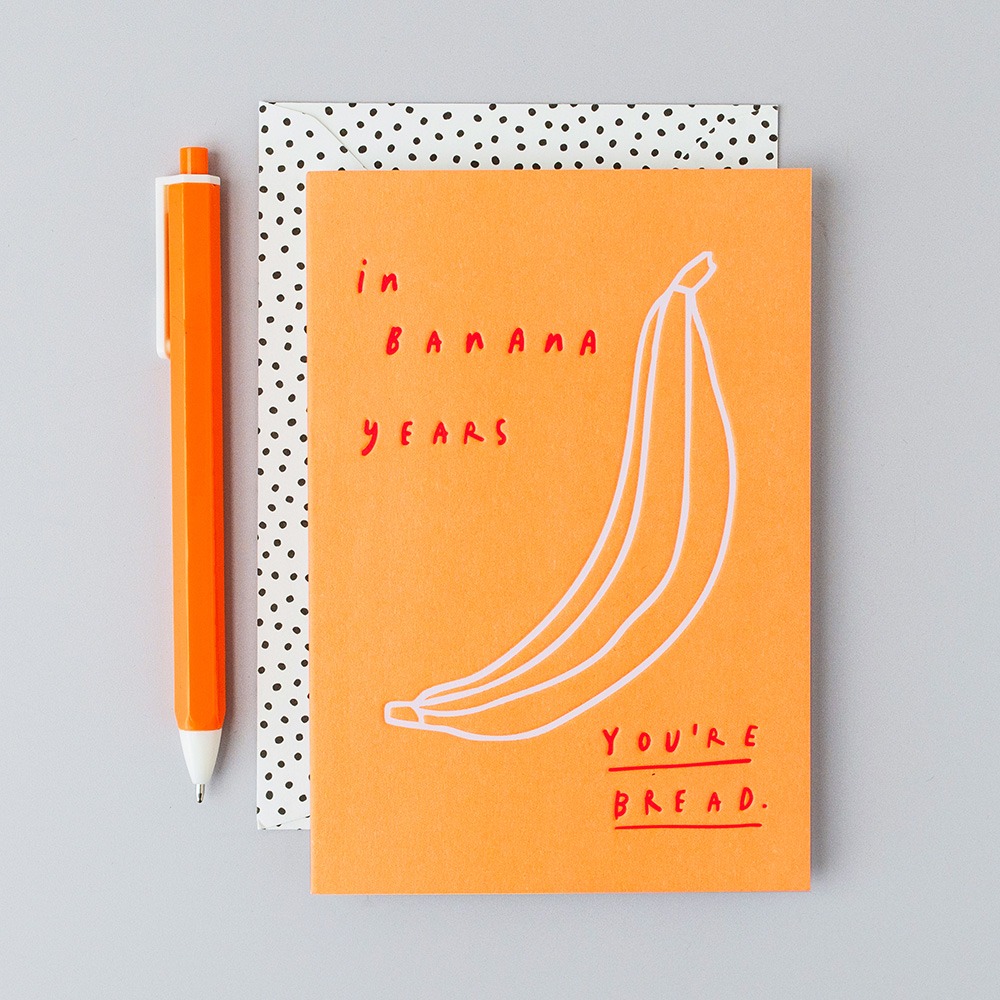 Banana Bread Birthday Card for Her | Rosie Made A Thing