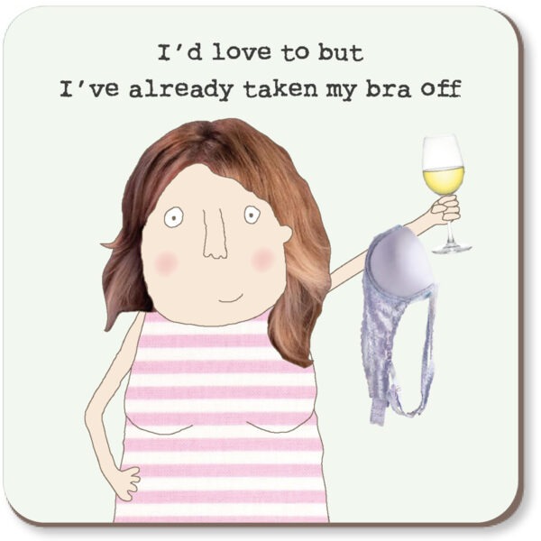 Bra Off Coaster For Her - Rosie Made A Thing