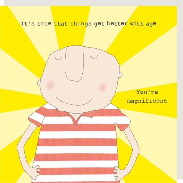 Better Age Birthday Card for Him | Rosie Made A Thing