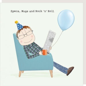 Rock n Roll Birthday Card - Rosie Made A Thing