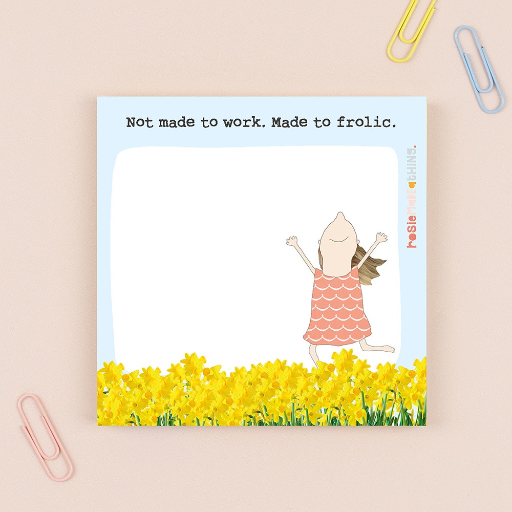 Frolic Sticky Jots Pad - Note Block - Rosie Made A Thing