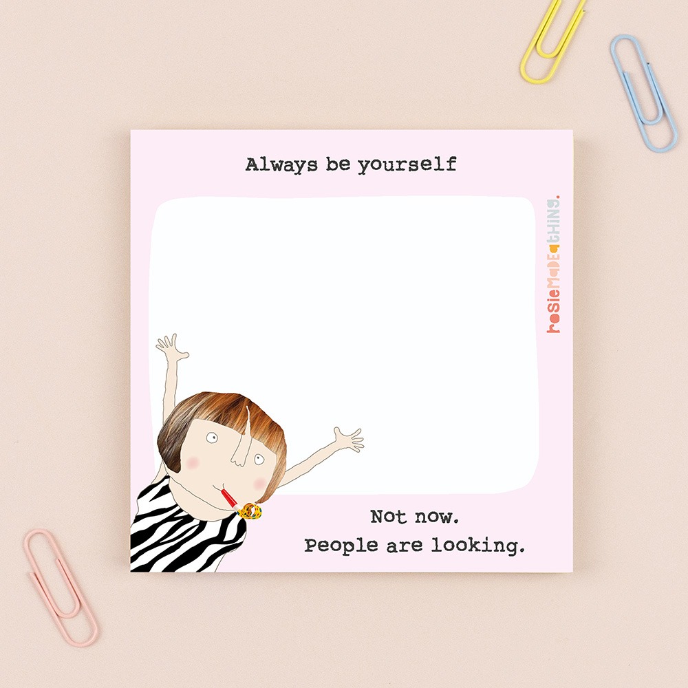 Be Yourself Sticky Jots Pad - Note Block - Rosie Made A Thing